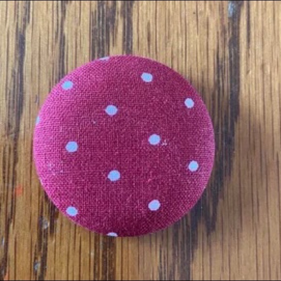 Custom | Accessories | Handmade New Deep Red And White Polka Dot ...